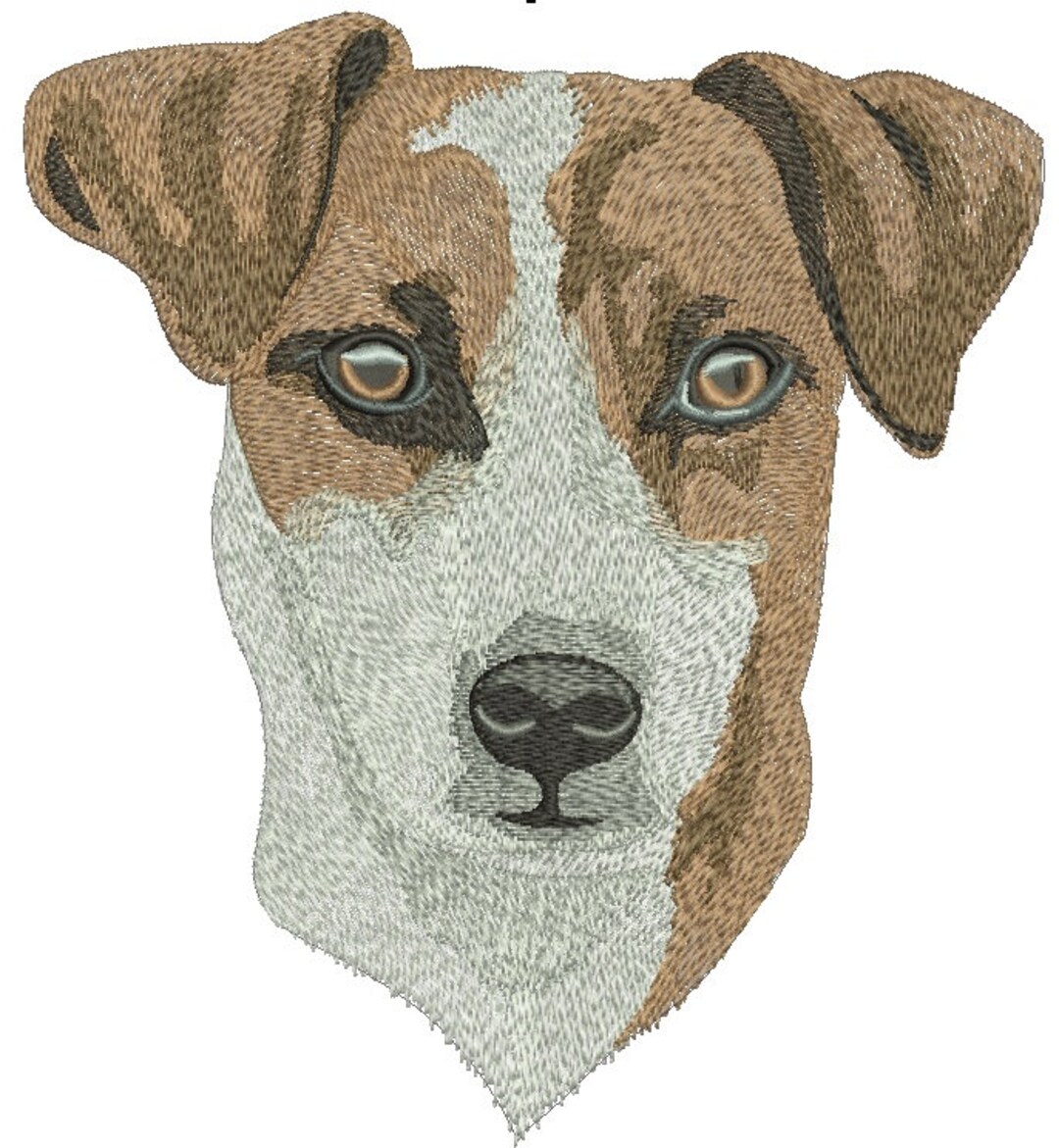 Jack Russell Terrier Machine Embroidery Design - Etsy