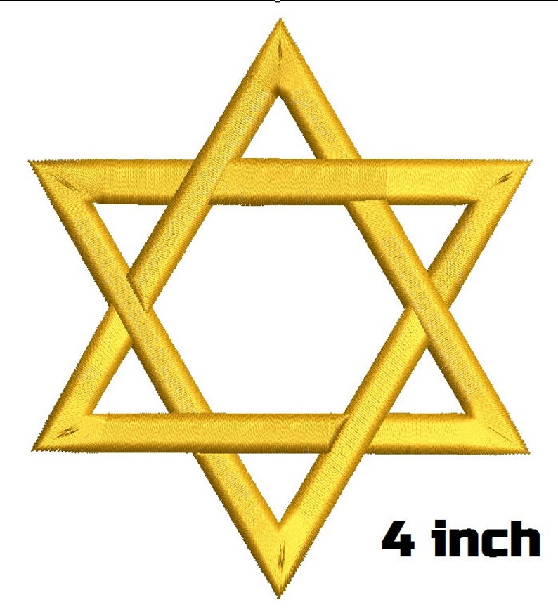 Star of David Machine Embroidery Design Instant Download - Etsy