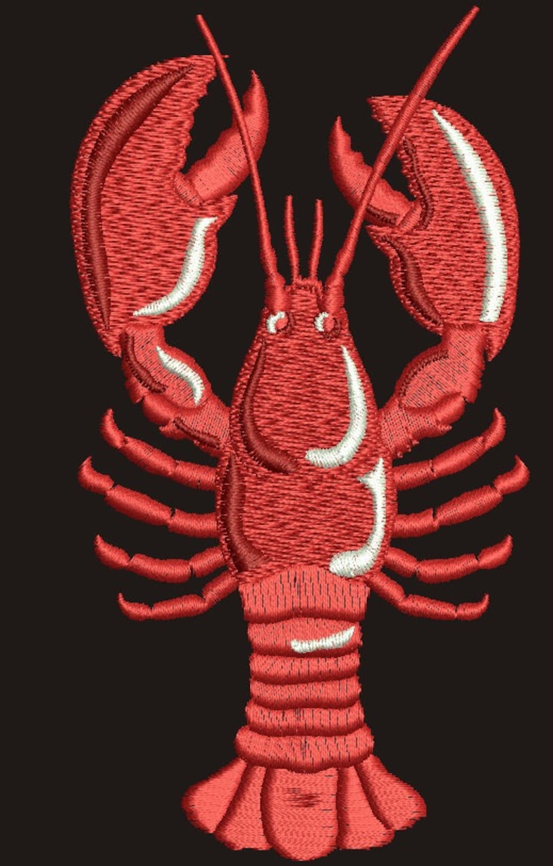Lobster Machine Embroidery Design Tested - Etsy