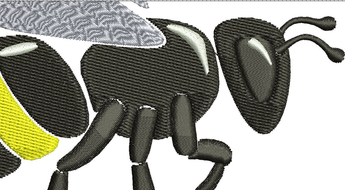 Realistic Bee Large Size 7 5 and 4 Inches machine | Etsy