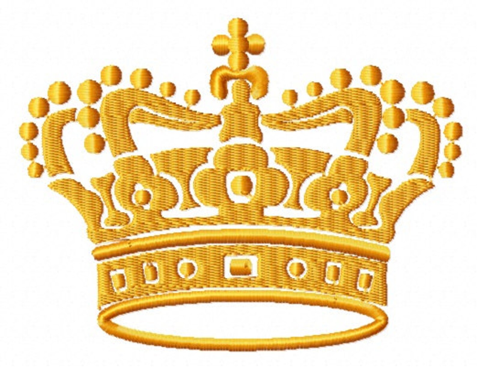 Crown Embroidery Design 165122 Mm / 6.6 Inc X 5 Inc / 11700 - Etsy ...