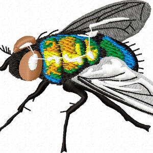 Realistic Fly Machine Embroidery Designs INSTANT DOWNLOAD - Etsy