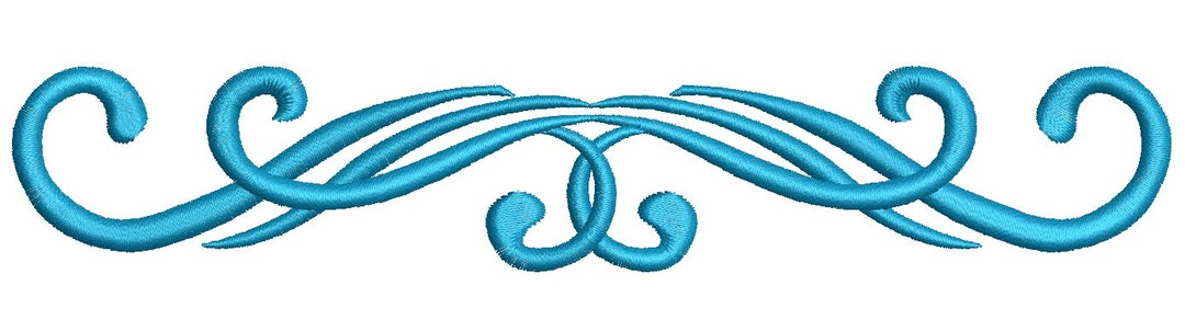 Monogram Curl Machine Embroidery Designs Design Tested - Etsy