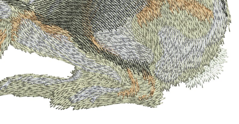 Hare Rabbit Embroidery Machine Embroidery Designs Design is - Etsy