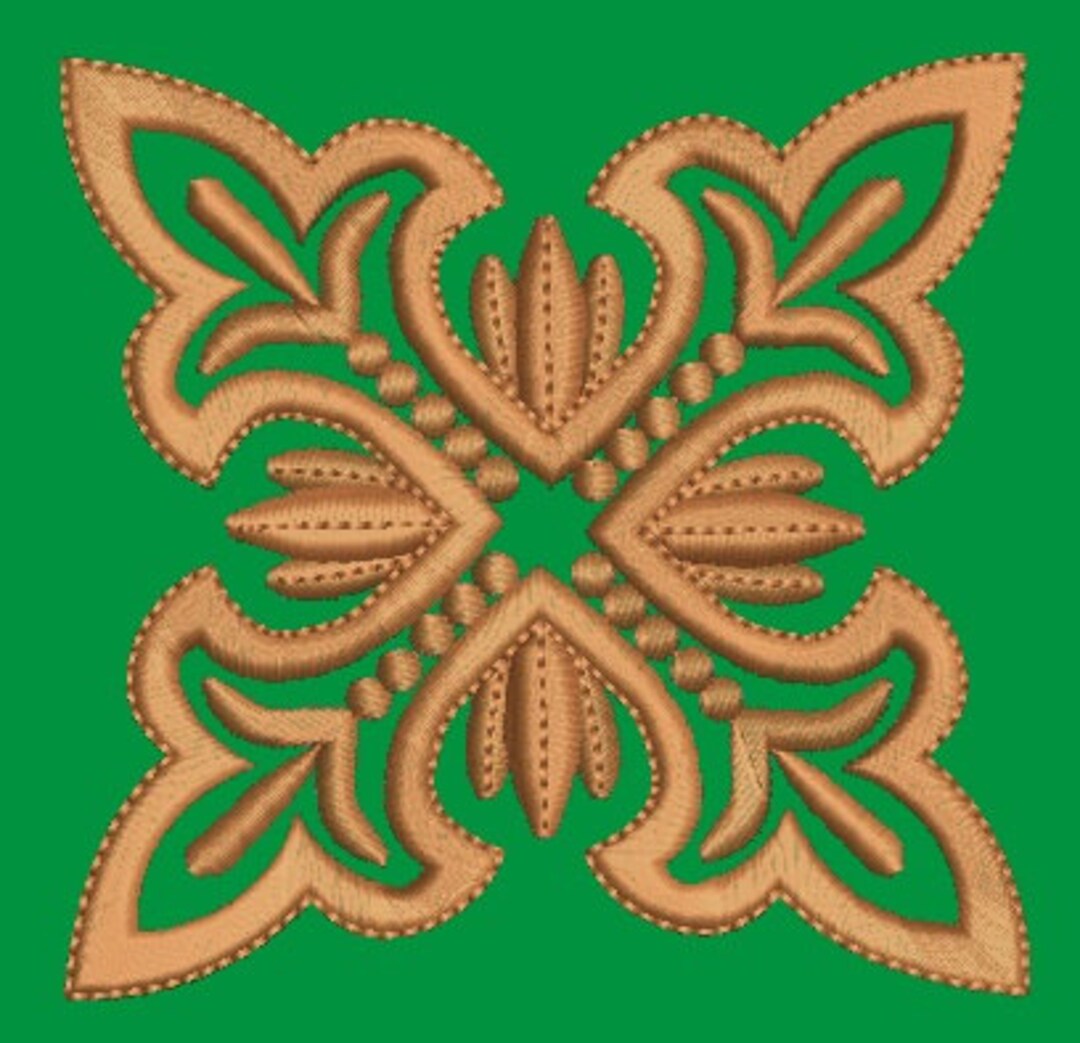 Cross Machine Embroidery Design - 90*90 Mm - Etsy