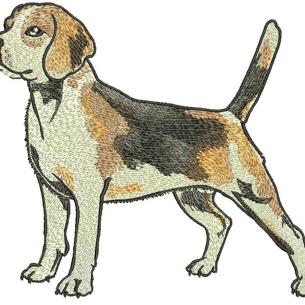Beagle Embroidery - Etsy