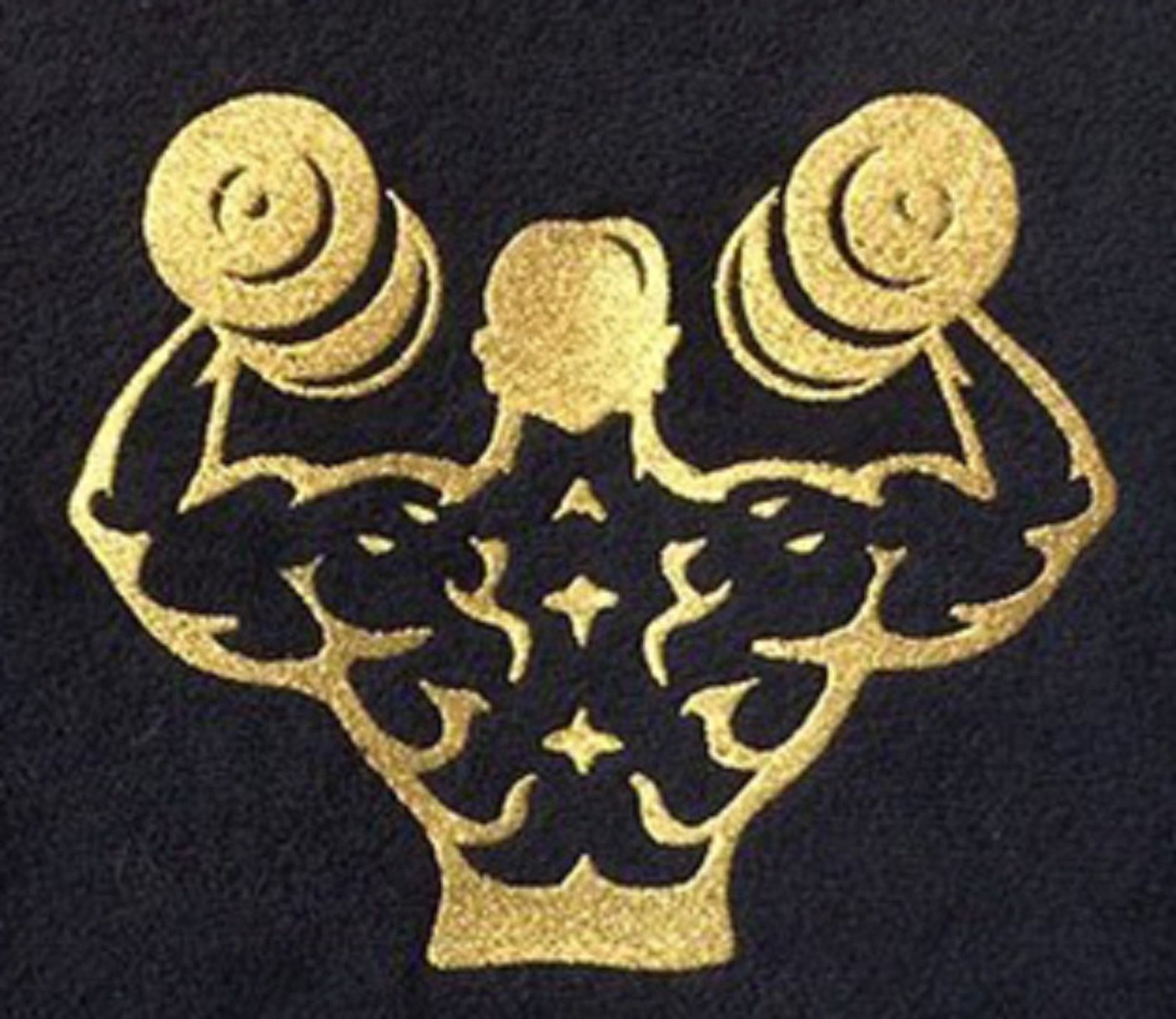 Body Builder Machine Embroidery Design Instant Download - Etsy