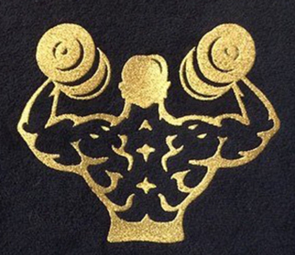 Body Builder Machine Embroidery Design Instant Download - Etsy