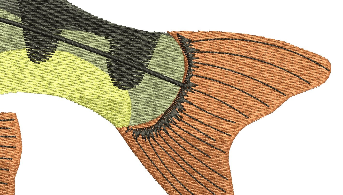 Perch Machine Embroidery Design Instant Download - Etsy