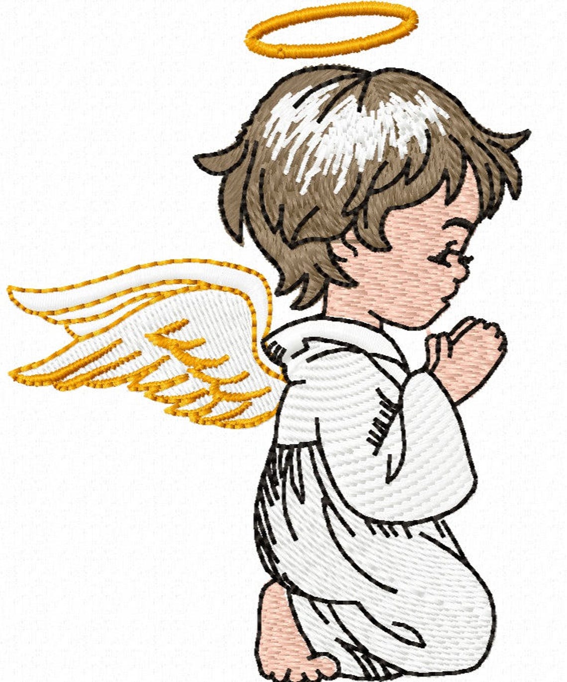 Angel Machine Embroidery Design | Etsy
