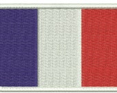 France Flag Embroidery Design Machine Embroidery Design - Etsy