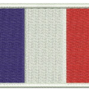 France Flag Embroidery Design - Machine Embroidery Design Instantly ...