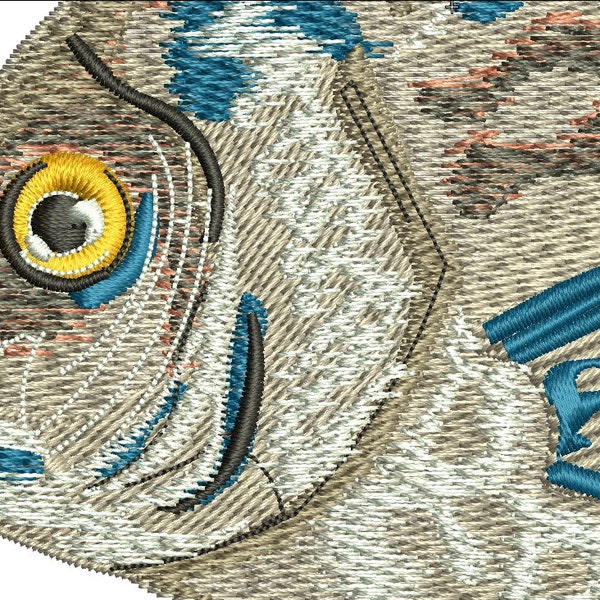 Machine Embroidery Fish - Etsy