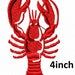 Lobster Machine Embroidery Design Tested - Etsy