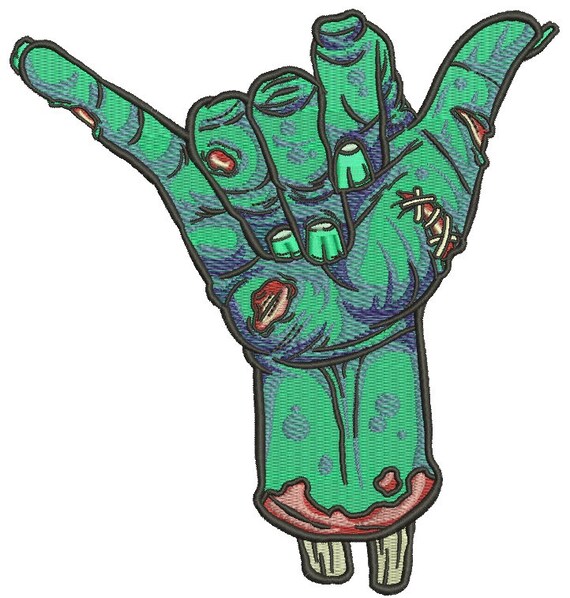 Dibujo De Manos De Zombie Mano Zombie De Dibujos Animados Fuera Del