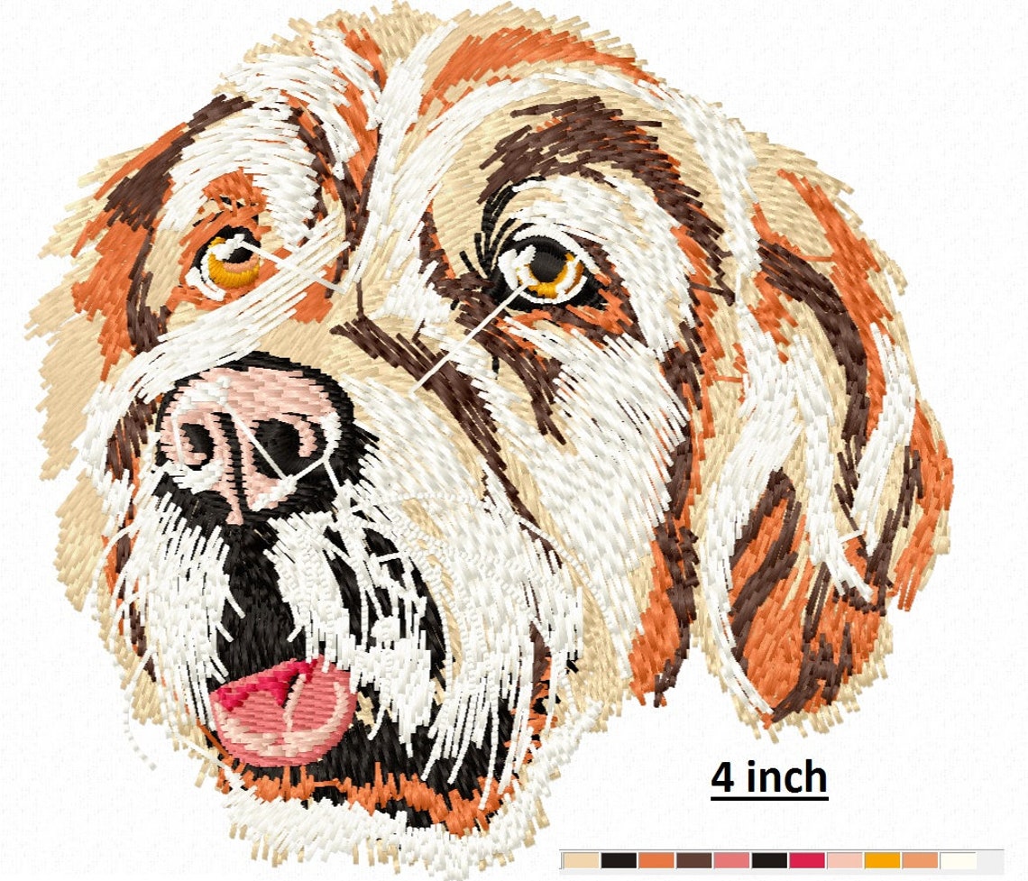 Furry Dog Machine Embroidery Design - Etsy
