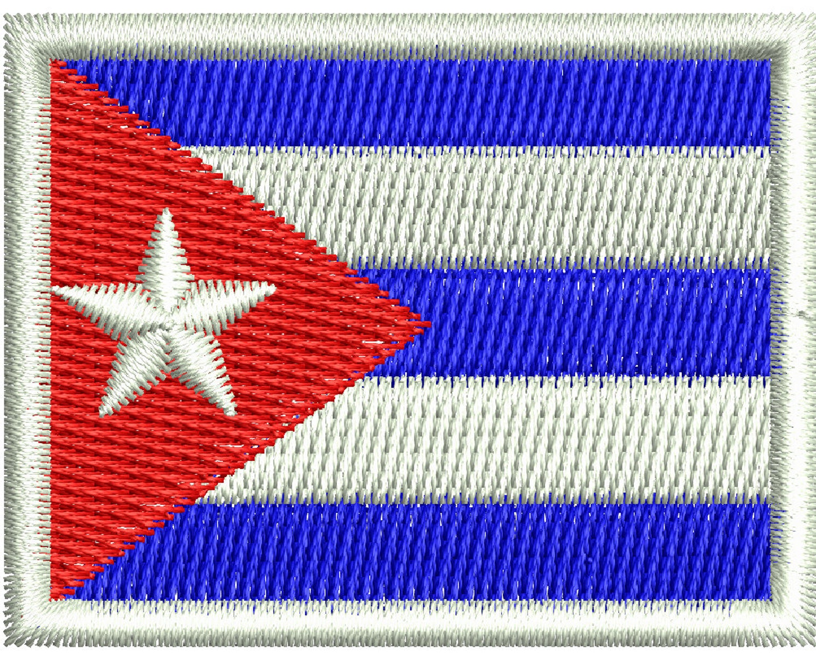 Cuba Flag Embroidery Design Machine Embroidery Design - Etsy