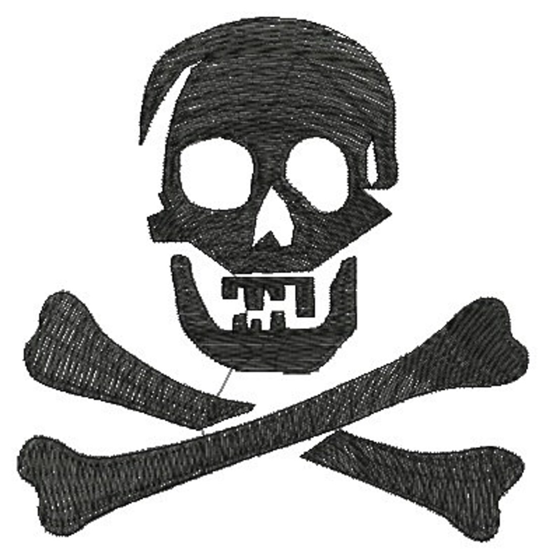 Jolly Roger Machine Embroidery Design - Etsy