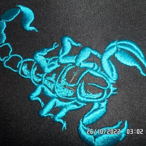 Scorpio Machine Embroidery Design - 2 Sizes Included, Tested - Etsy