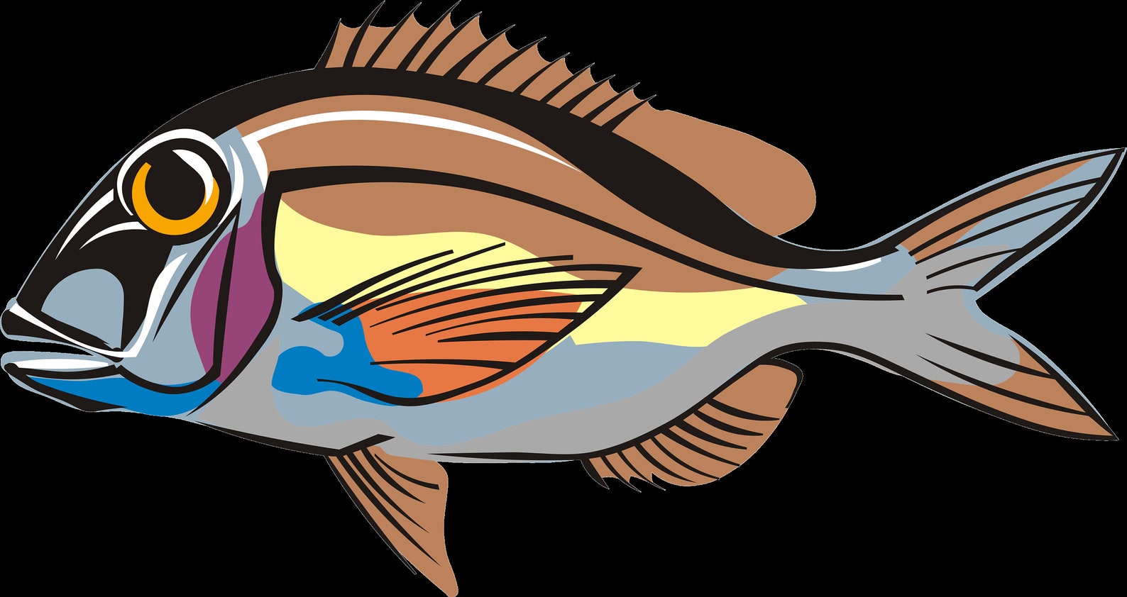 Fish SVG. Dxf PNG. EPS. Jpg Big Size 300 Dpi Instant - Etsy