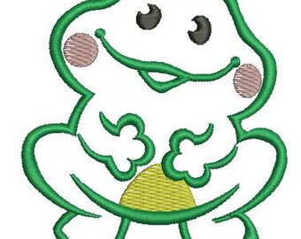 Frog applique | Etsy