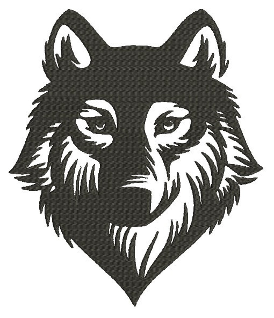 Wolf Machine Embroidery Design INSTANT DOWNLOAD - Etsy