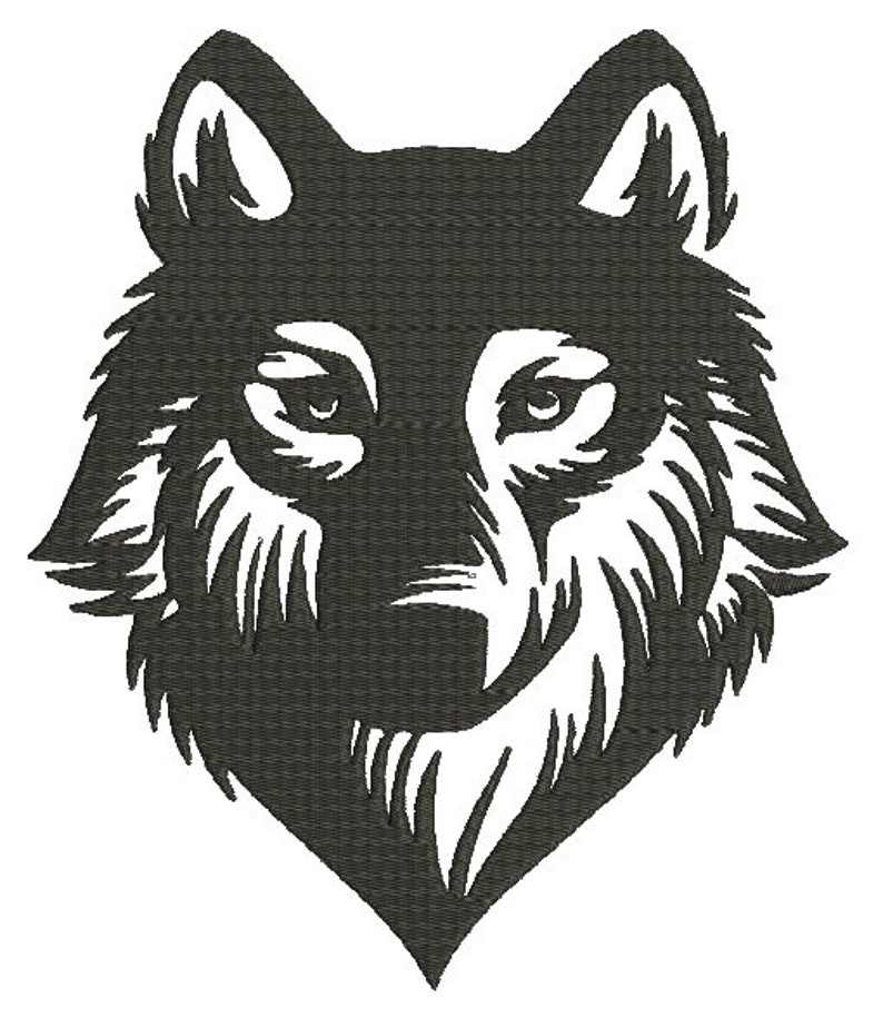 Wolf Machine Embroidery Design INSTANT DOWNLOAD - Etsy