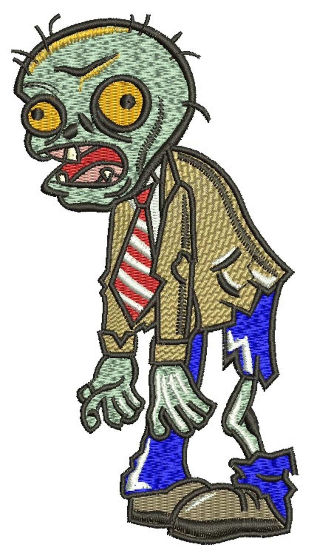 Zombie Embroidery Design Machine Embroidery Design Instant Download ...