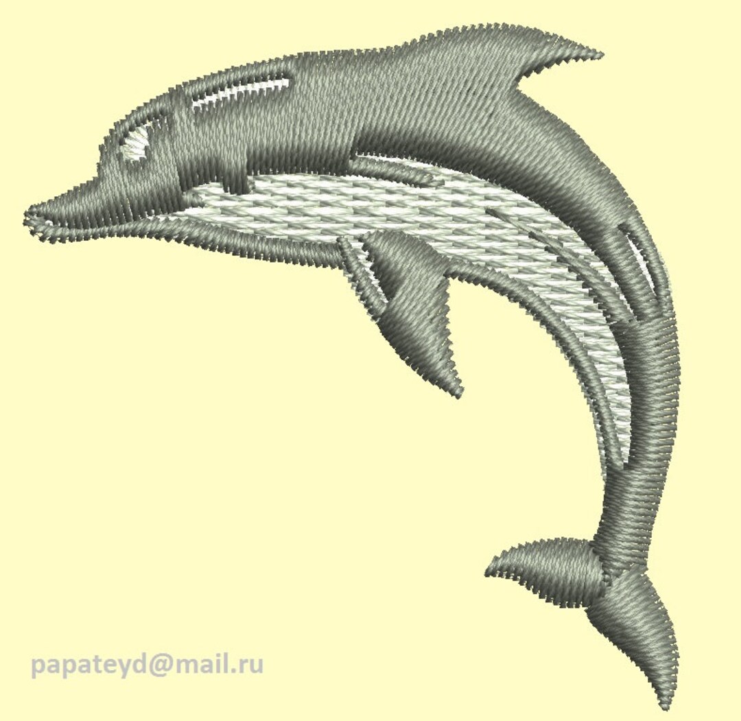 Dolphins Two Designs - Machine Embroidery Designs - Two Different ...