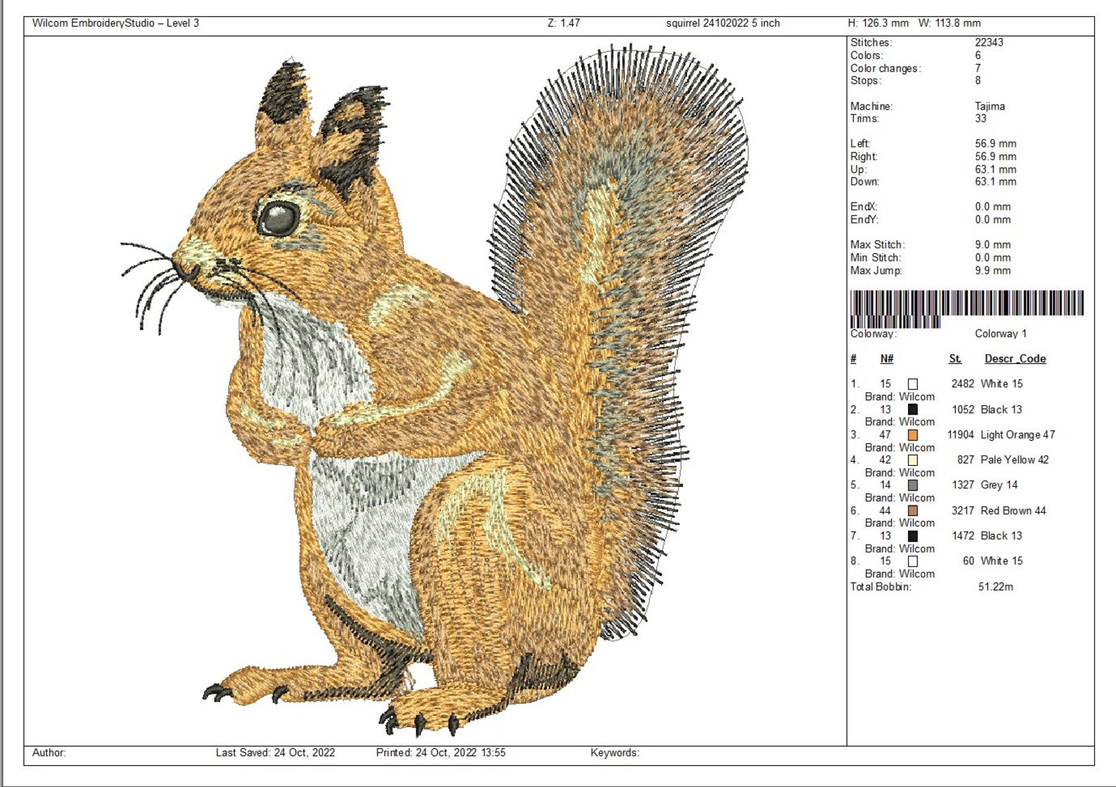 Squirrel Machine Embroidery Design - Etsy
