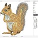 Squirrel Machine Embroidery Design - Etsy