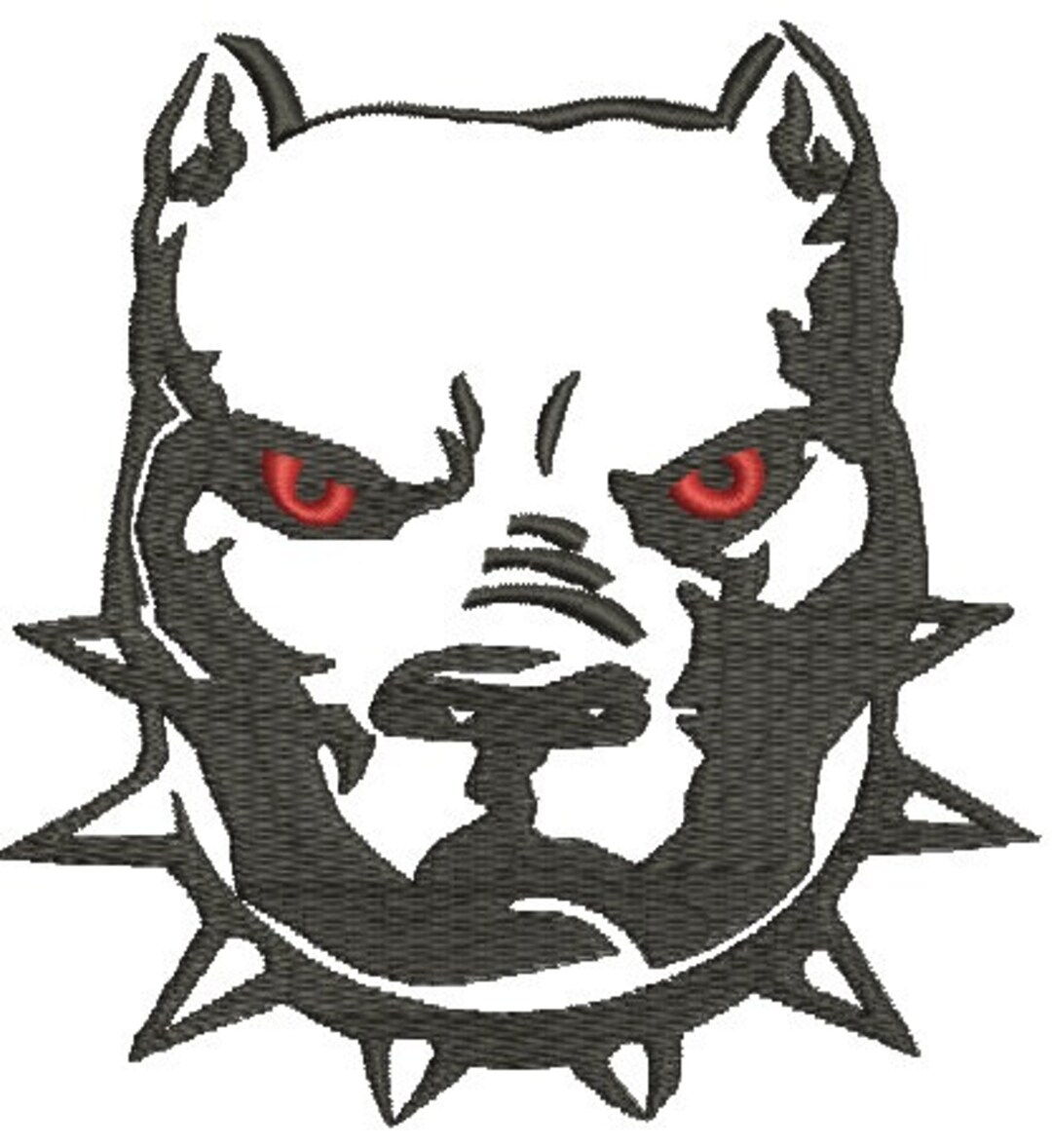 Pitbull Embroidery Machine Embroidery Design - Etsy