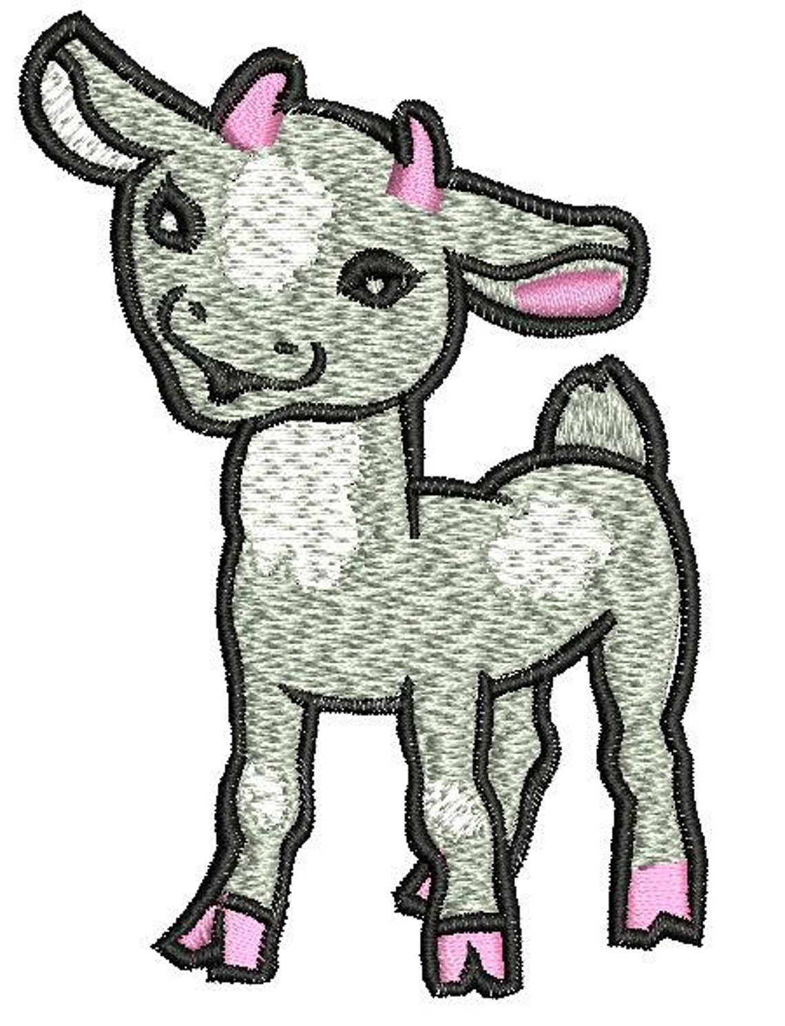Goat Machine Embroidery Design | Etsy