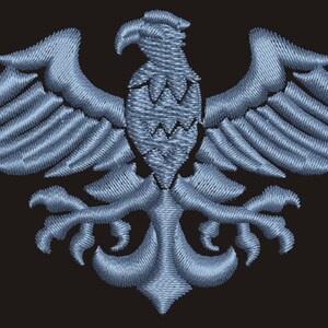 Heraldic Eagle Machine Embroidery Design - Etsy