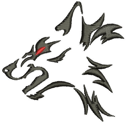 Wolf 4 Sizes Machine Embroidery Design - Etsy