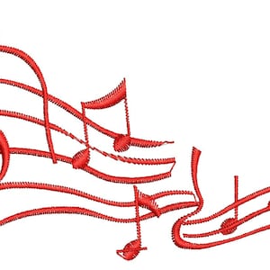 Music Notes Embroidery - Etsy