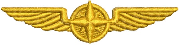 US Navy Naval Aviation Observer navigation Wings Pilot Wings | Etsy