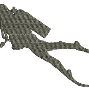 Scuba Diver Machine Embroidery Designs - This is Not a Patch. It is ...