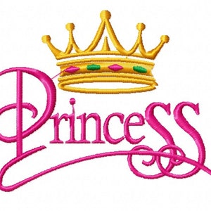 Princess Crown Design Embroidery File 6*6, 5*5, 4*4,instant Download - Etsy