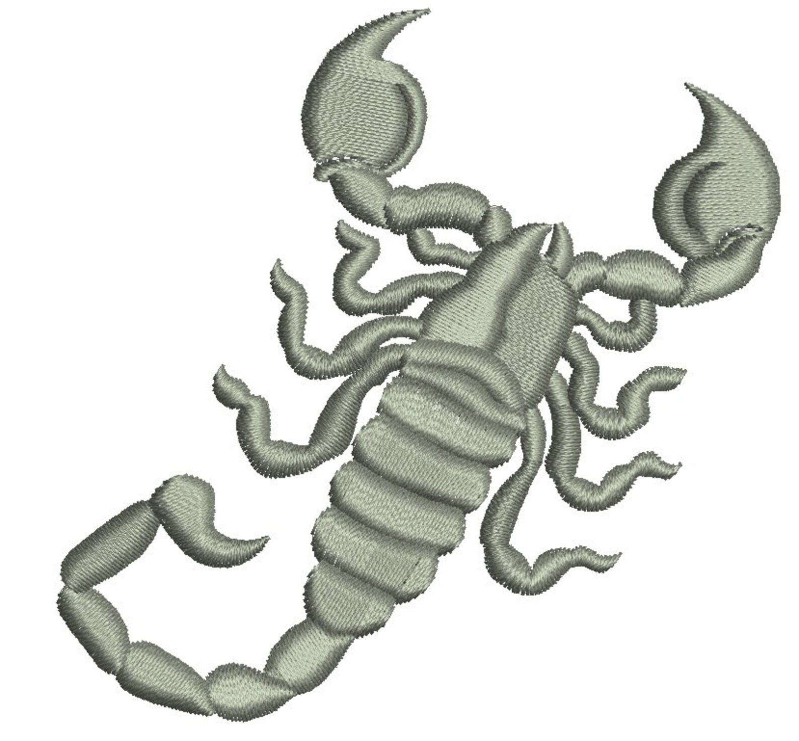 Scorpio Machine Embroidery Design Tested | Etsy