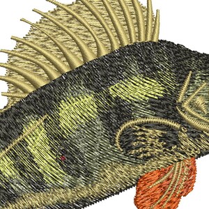 Perch Machine Embroidery Design Instant Download - Etsy