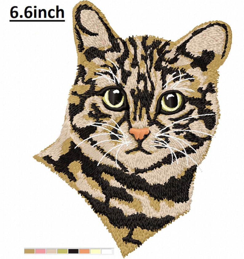 Cat Machine Embroidery Designs Tested | Etsy