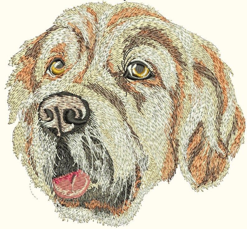 Furry Dog Machine Embroidery Design - Etsy