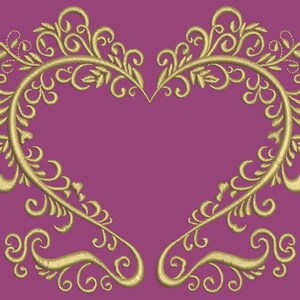 Heart Pattern Machine Embroidery Designs - Tested - Etsy