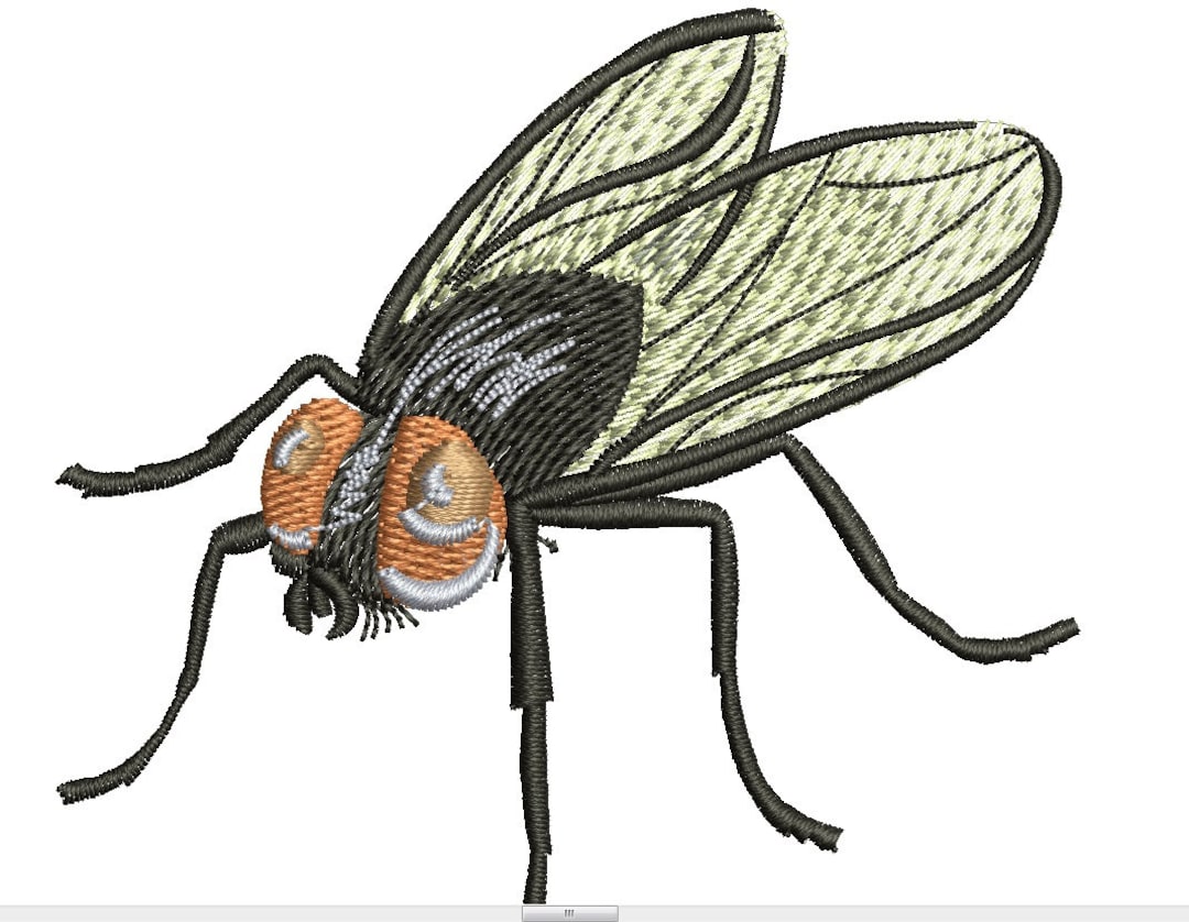 Realistic Fly Machine Embroidery Designs INSTANT DOWNLOAD - Etsy