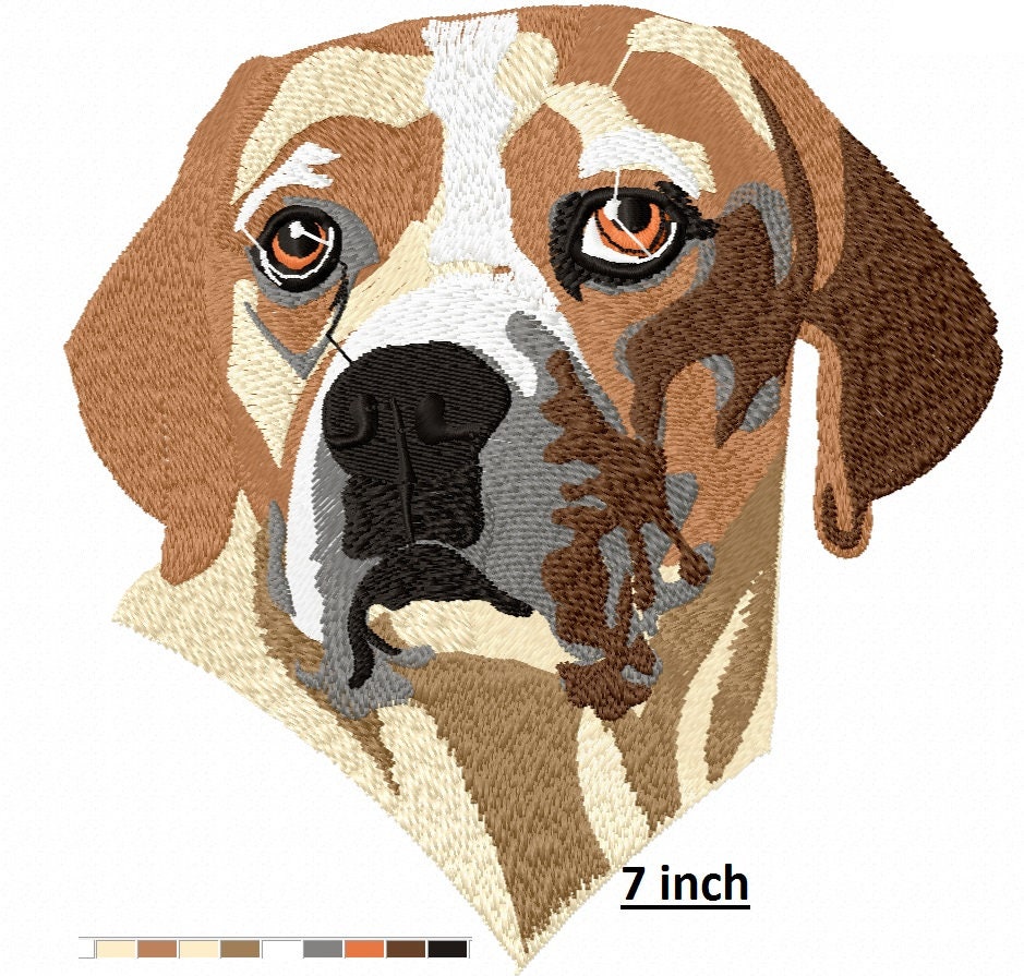 Portuguese Pointer Machine Embroidery Design - Etsy