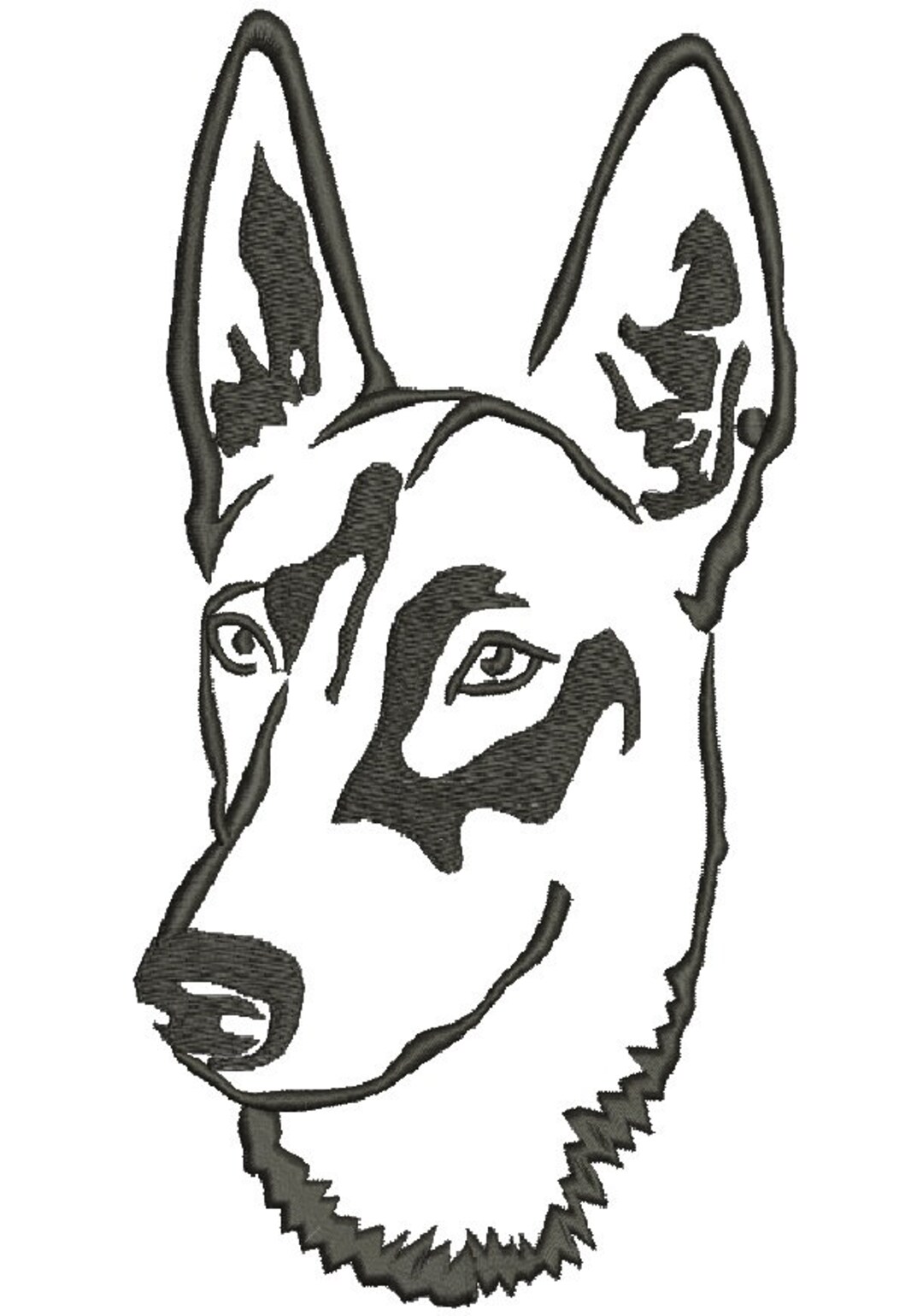 Dog Machine Embroidery Design - Etsy