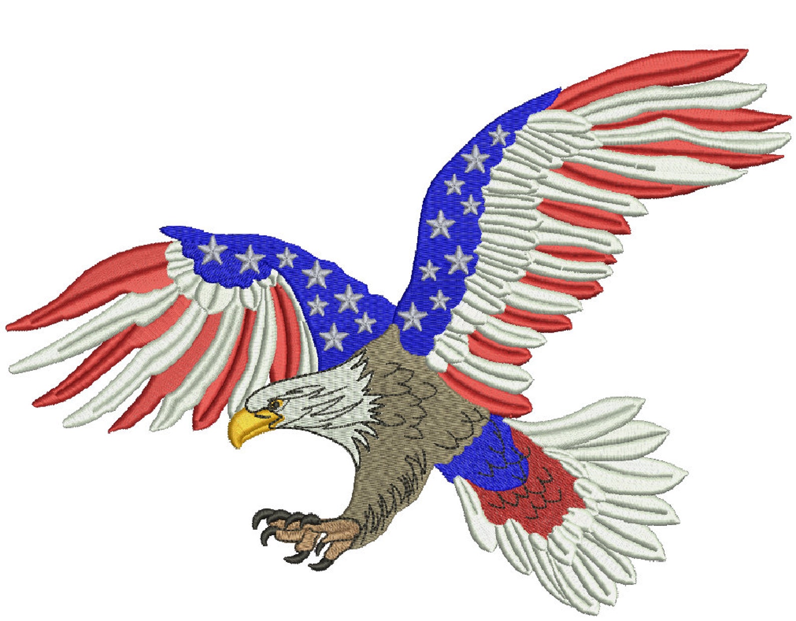 Eagle Embroidery Design Tested - Etsy