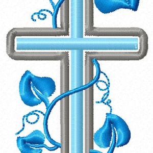 Cross Machine Embroidery Design - Machine Embroidery Design - Etsy