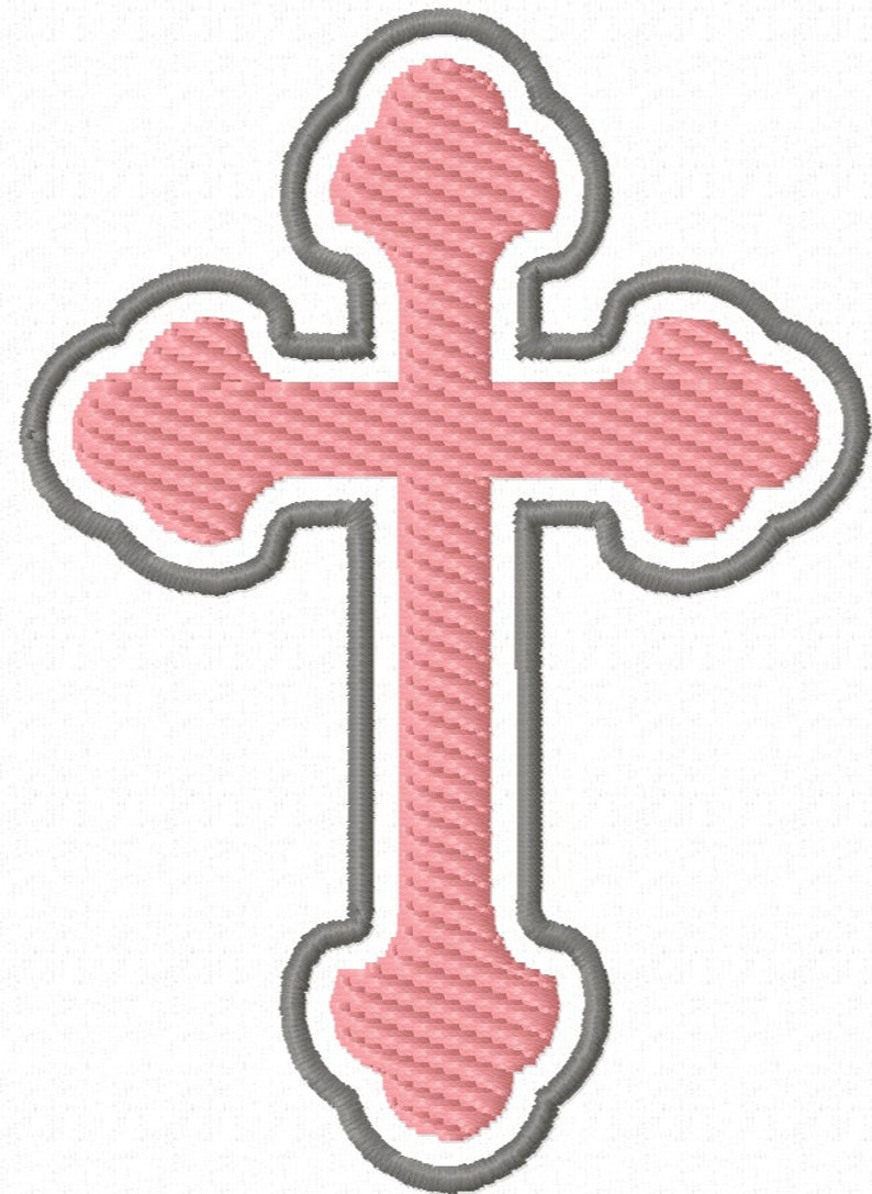 Cross Machine Embroidery Design Machine Embroidery Design - Etsy